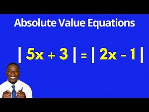 Solving Absolute Value Equations with Two Variables