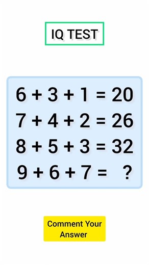 Maths Quiz Challenge 9+6+7 = ❓ | Boost your IQ 🧠 level | @Learn_with_Shahinur | #shorts #quiz #iq |