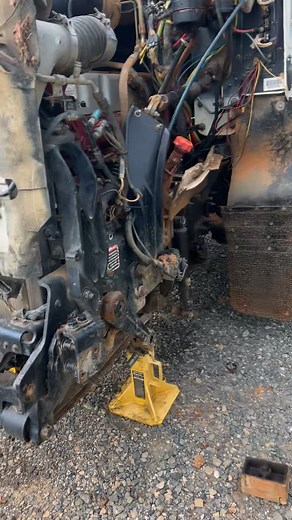 Front axle swap on a Mack dump truck on site. | Blackstone Enterprises | Facebook