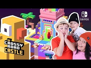 Hardest Rainbow Rift Castle | CROSSY ROAD CASTLE Gameplay with Ima and Jessy
