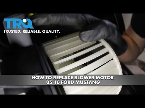 How to Replace Blower Motor 05-16 Ford Mustang