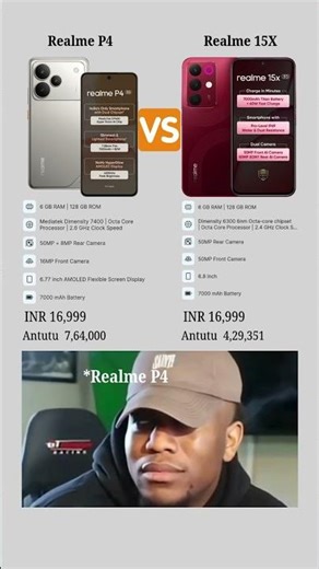 Realme 15x vs Realme P4 😆 Price & AnTuTu Fight Begins!
