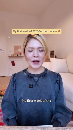 11K views · 313 reactions | My first week of the B2.2 German course  I’m having so much fun! | Yukaringermany | Facebook