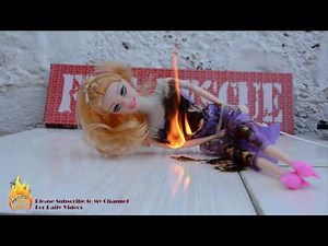 Burning Barbie | Fire on Toys | Barbie on Fire