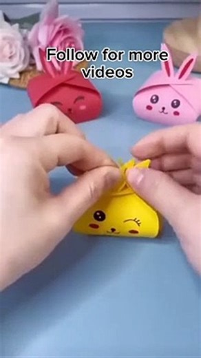 Create cute gift box from paper very easy method