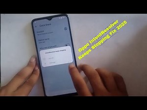 Oppo IntentResolver Keeps Stopping Fix 2025 | Oppo All Android 14 Frp Bypass