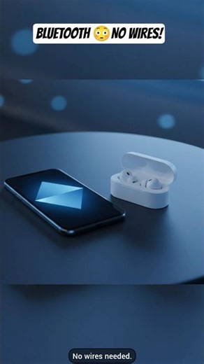 How Bluetooth Works 🔵 Wireless Explained!#youtubeshorts #tech #bluetooth #bluetooth_earphone #smart