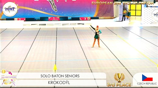 🏆🥇 🇨🇿SOLO BATON SENIORS/ EUROPEAN 2nd VICE CHAMPION🇨🇿🥇🏆 | MWF - Majorette-sport WORLD Federation