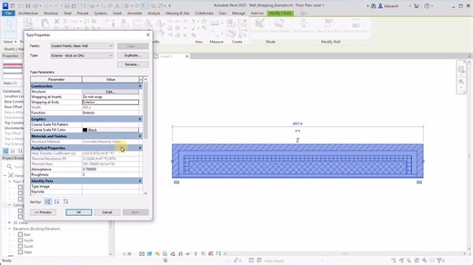 Wrap layers at wall ends in Revit | Autodesk
