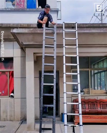 This Big Ladder Folds Itself To 15 cm! 🤯🪜 | Fossbytes