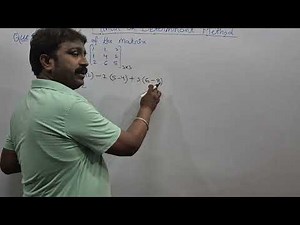 Finding the Rank of a Matrix using Minor or Determinant Method | Rajesh Sir | RIM
