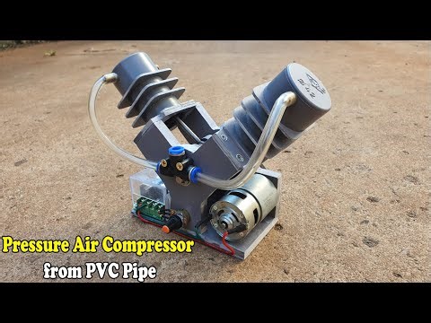 How To Make Air Pump At Home - Homemade Pressure Air Compressor