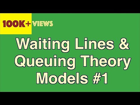 Waiting Lines and Queuing Theory Models #1 | Basic Concepts with Examples