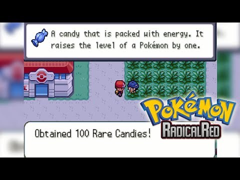 COMO TENER CARAMELOS RAROS INFINITOS EN POKEMON RADICAL RED 4.0 PARA GBA EN ANDROID MY BOY Y PC