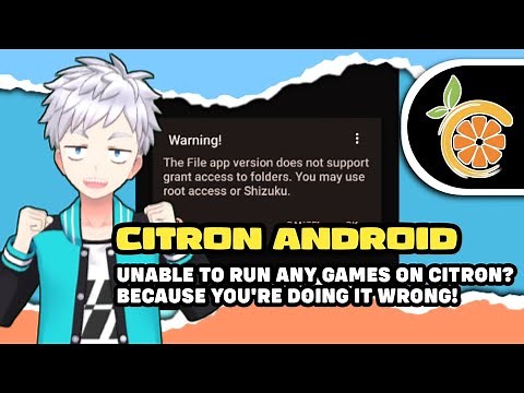 CITRON ANDROID - HOW TO RUN SWITCH GAMES ON CITRON! | RIGHT WAY TO MANUALLY IMPORT KEYS!