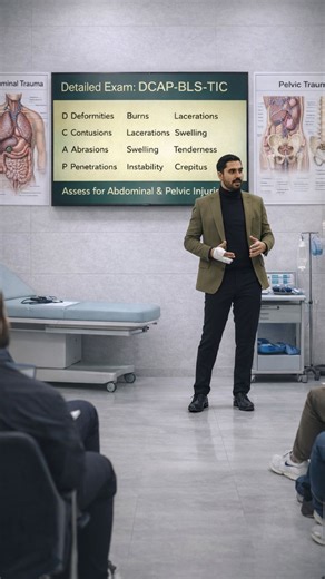 DCAP-BLS-TIC(Abdomen-Pelvis) #تركات_تروما 12 #ZMK #ITLS #ems #paramedic | مركز زمك. زكي محمد القلشي ZMK Training Center