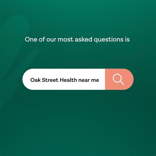 We often get asked, where is #OakStreetHealth located? 🤔 Well, we have primary care centers for older adults in many cities across 27 states. Do you want to see how to find a center near you? 🗺️ Watch this short video 🎥 to see exactly how to find your closest Oak Street Health center. You will also learn how to search for a provider in your area. #PrimaryCare | Oak Street Health
