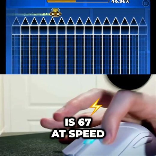 Crazy Massage Gun Geometry Dash UFO Spam!! #geometry_dash #gd #geometrydash #geometrydashchallenge