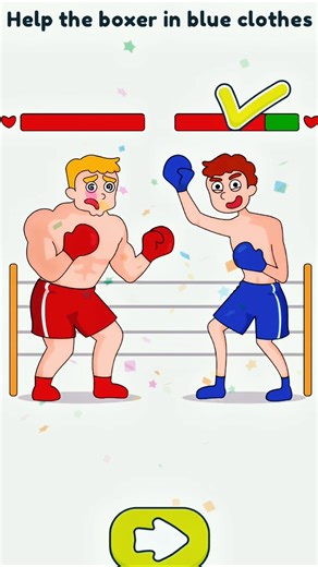 Help the boxer in blue clothes 🥊 | DOP 2 Level 237 | Easy Puzzle Solution #shorts #dop2 #dop2viral