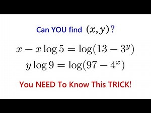 This Logarithm System Breaks Most Students! Can You Solve it?