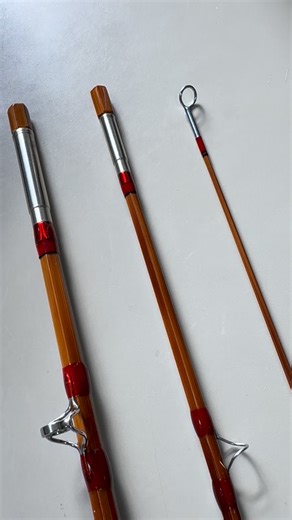 Bigforest Bamboo Rod on Instagram: "フェルールキャップが出来て竿は完成しました。 Hummingbird 7'0" 4wt クロスケースがまだなんですが、まあそれは竿が売れた時でもいいし😆 #bamboorod #バンブーロッド #bamboorodbuilding #bigforest_bamboo_rod #bigforestbamboorod"