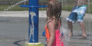 Mapleton unveils new splash pad