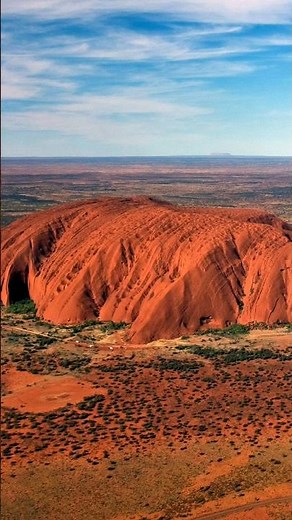 Uluru, Australia: Watch the Sacred Rock Glow at Sunset #trending #shortvideo