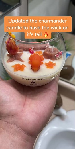 Tiny details matter 🔥 #pokemon #candle #candletok #fyp #pokeball #pokemontiktok #candles #terrarium #pokemoncommunity