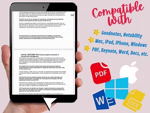 NVQ QCF Level 7 Construction Senior Management Answers to All Written Units - Etsy UK