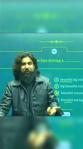 Sequence of Adjectives in English Grammar | Adjective Order Trick | Aadhr Classes Jhunjhunu