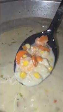 Seafood chowder soup
