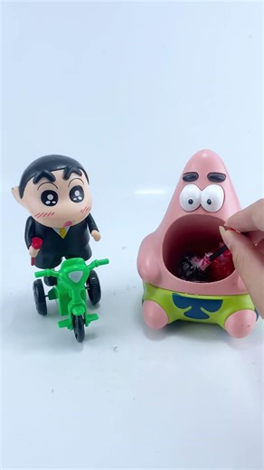Satisfying with Unboxing Shin-Chan & Patrick Cute Fun ASMR Video #shinchan #toys #shorts #patrick