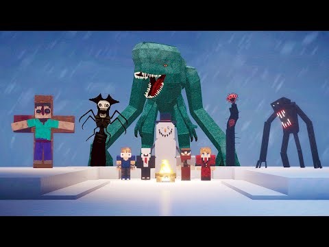 4 Idiots Survive Minecraft's Scariest Winter Storm