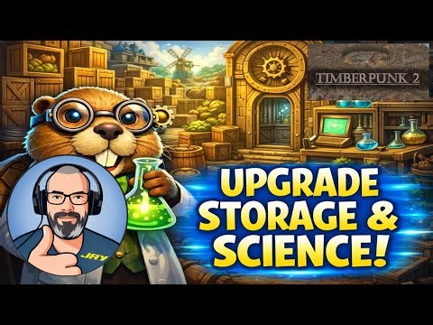 Expanding Storage & Research | Timberborn Timberpunk | Episode 3