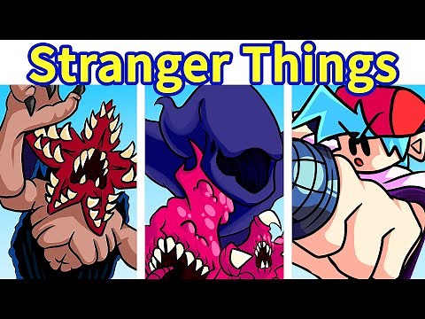 Friday Night Funkin': VS Stranger Things FULL 2 WEEK (Demogorgon, Mind Flayer..) - FNF Mod HARD