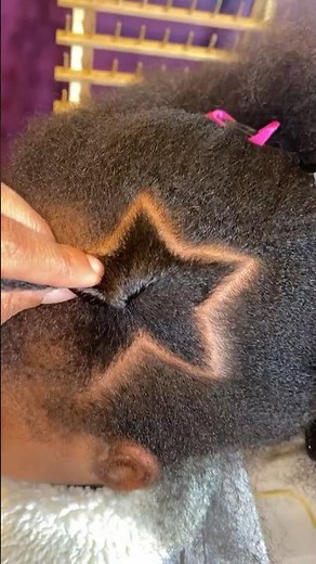 Star braid parting tutorial #blackgirlmagic #braids #starbraids