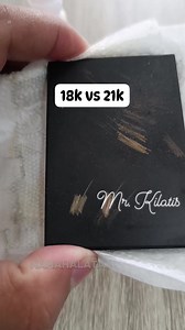 18 k vs 21k #goldjewelry #AcidTesting | Mr .Kilatis