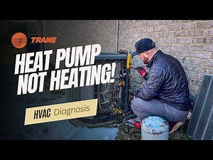 Trane Heat Pump WON'T stop Turning On/Off - COLD Weather Diagnosis