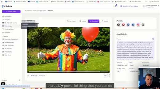 You can now create, schedule, and publish Google VEO 3 videos directly to social media in seconds! How? Using Syllaby! One of our most powerful updates ever! Here's what you can now do with every Syllaby subscription: 1. Create Google VEO 3 videos on any subject 2. Conntect, schedule, and publish directly to YouTube, TikTok, Facebook, LinkedIn, Instagram, and Threads 3. Add your VEO 3 scenes to any existing video you upload or create in Syllaby to stitch them together!! So you can essentially no