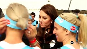 William, Kate and Harry carry message on mental health to London Marathon