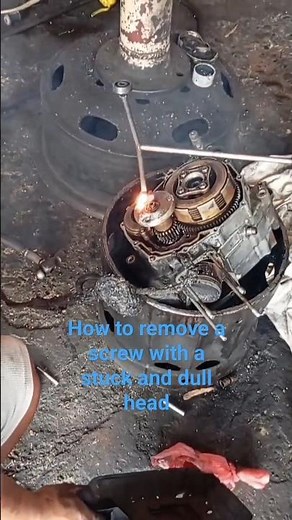 How to take out a screw with damage head