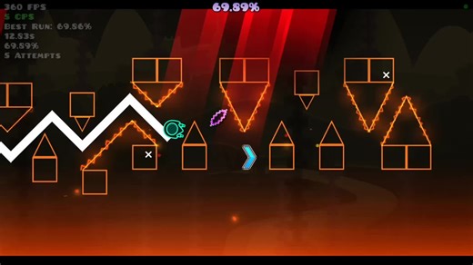 Really fun wave challange #geometrydash #viral #extreme #gd #challange | wave challenge geometry dash