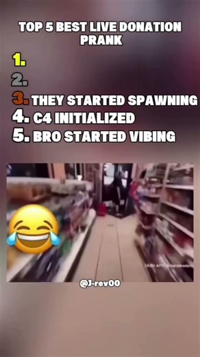TOP 5 BEST LIVE DONATION PRANKS OF ALL TIME 😂😂😂 #ranking #memes #funny #ytshorts