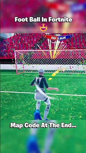 Football Creative Map In Fortnite 🤯 #Ic3Shorts #fortnite