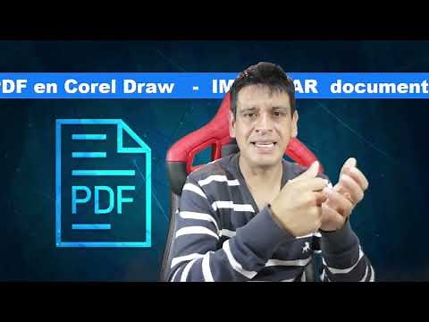 🎨 Cómo IMPORTAR documentos PDF en COREL DRAW