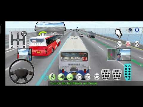 New 3D Highway driving/ bus driving on busy highway