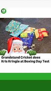 147K views · 982 reactions | "The moral victory was ours."  With just 48 hours notice, the commentary team were put to the test in the first annual Grandstand Cricket Kris Kringle.   Live blog: https://ab.co/4gUcYKK  Catch every ball of the International Summer uninterrupted on ABC Sport Digital Radio and the ABC listen app — just search 'cricket' or hit the green ABC Sport button: https://ab.co/4gTrhPo | ABC Sport | Facebook