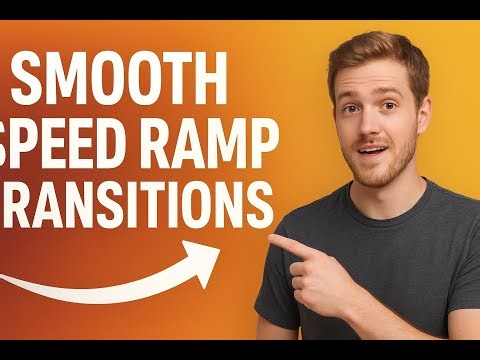 How to Create Smooth Speed Ramp Transitions (Cinematic Editing Tutorial)