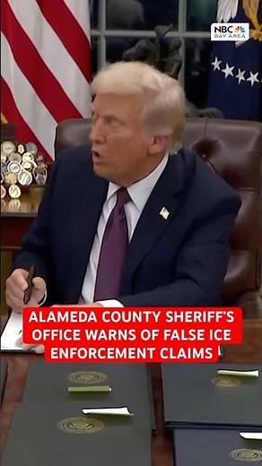 Alameda County Sheriff’s Office warns the community about spreading fake info about ICE raids.
