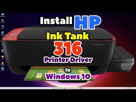 How to Download & Install HP Ink Tank 316 Printer Driver in Windows 10 PC or Laptop